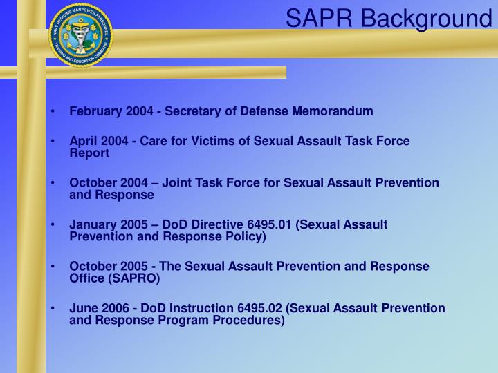 PPT - Sexual Assault Prevention and Response (SAPR) Training PowerPoint ...