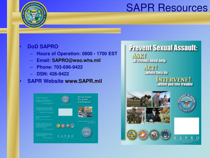 PPT - Sexual Assault Prevention and Response (SAPR) Training PowerPoint ...
