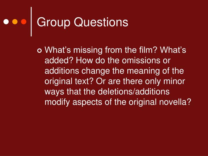 PPT - Group Questions PowerPoint Presentation, free download - ID:3512726