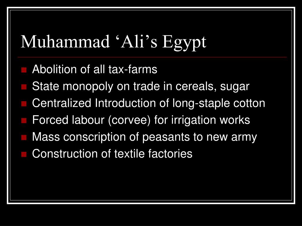 PPT - The Evolution of Egypt's Agricultural Economy: From Ottoman ...