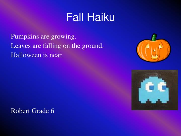PPT - Fall Haiku PowerPoint Presentation, free download - ID:3513428