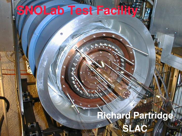 PPT - SNOLab Test Facility PowerPoint Presentation, free download - ID ...