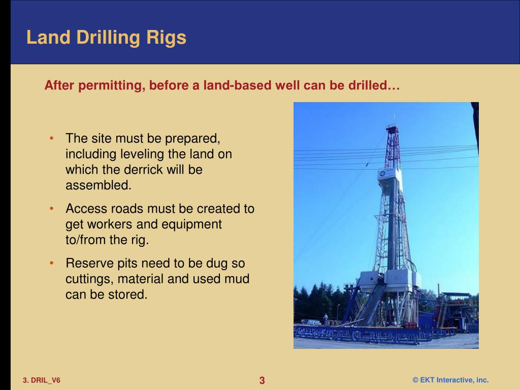 PPT - Upstream Oil & Gas Operations - Drilling Rigs - Well Construction ...