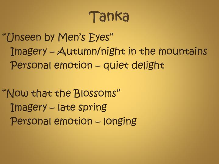 PPT - Tanka and Haiku PowerPoint Presentation - ID:3514391