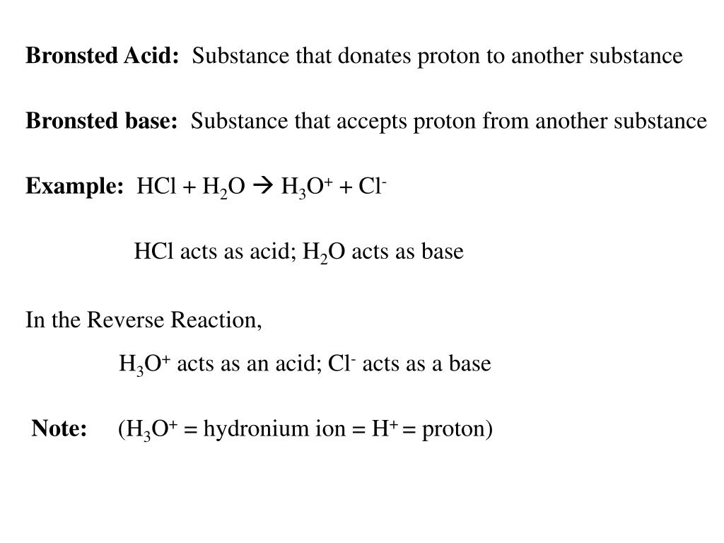 PPT - Acid-Base Chemistry Arrhenius acid: Substance that dissolves in ...