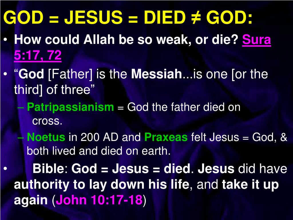 PPT - ‘Jesus’ of the Bible’ vs ‘Isa’ of the Qur’an PowerPoint ...