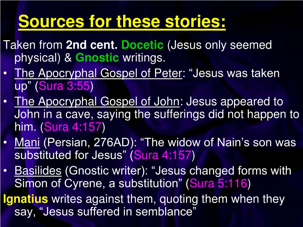 PPT - ‘Jesus’ of the Bible’ vs ‘Isa’ of the Qur’an PowerPoint ...