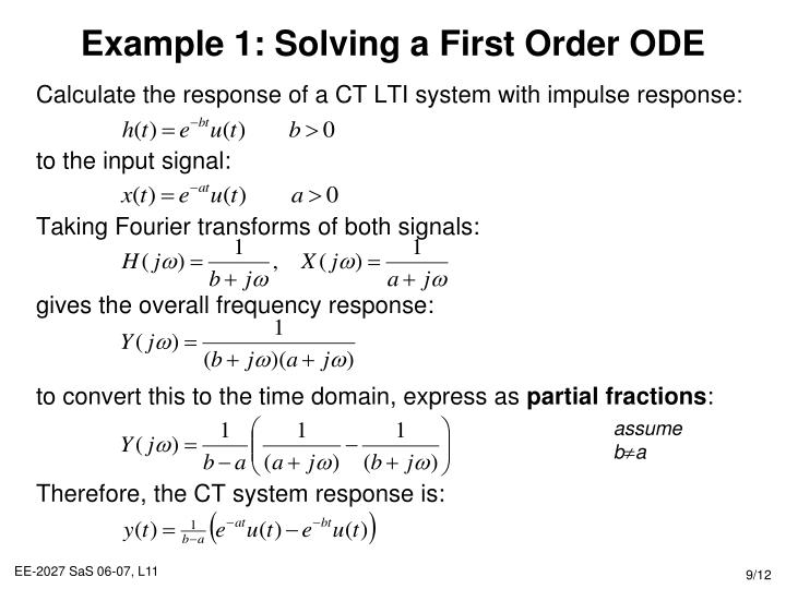 PPT - Fourier Transform Properties and Examples PowerPoint Presentation - ID:3515557