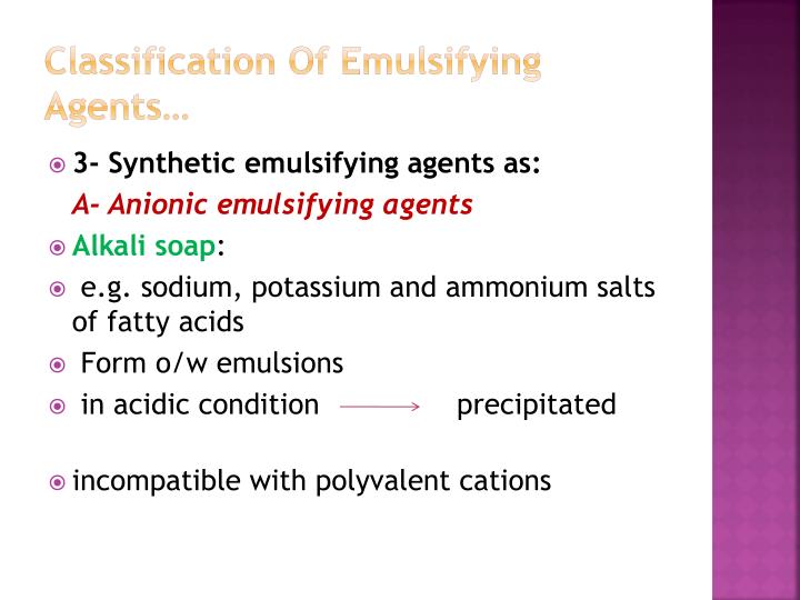 PPT - EMULSION PowerPoint Presentation - ID:3515817