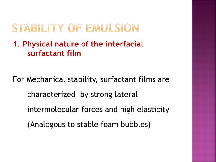 PPT - EMULSION PowerPoint Presentation - ID:3515817