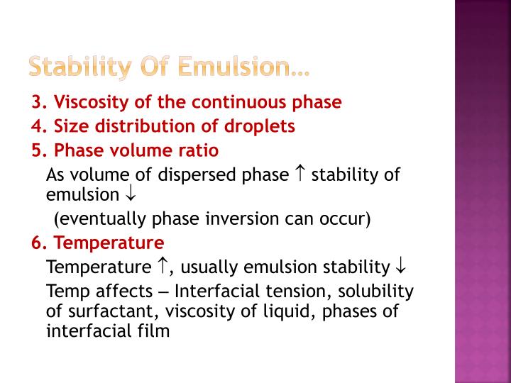 PPT - EMULSION PowerPoint Presentation - ID:3515817
