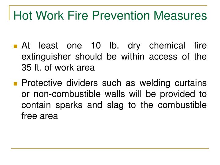 PPT - Hot Work Procedures PowerPoint Presentation - ID:3516637