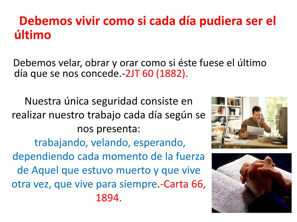 PPT - Tema n° 6. ESTILO DE VIDA Y ACTIVIDADES DEL REMANENTE PowerPoint ...