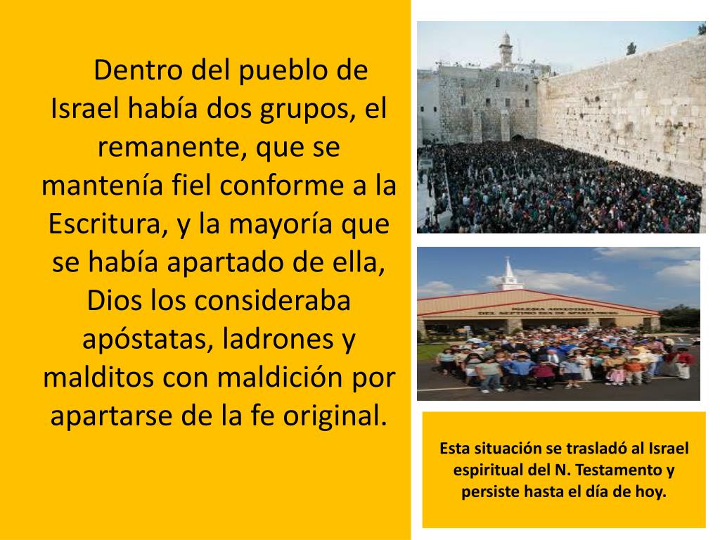 PPT - Tema n° 6. ESTILO DE VIDA Y ACTIVIDADES DEL REMANENTE PowerPoint ...