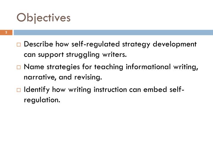 PPT - Self-regulated strategy development (SRSD) instruction PowerPoint ...