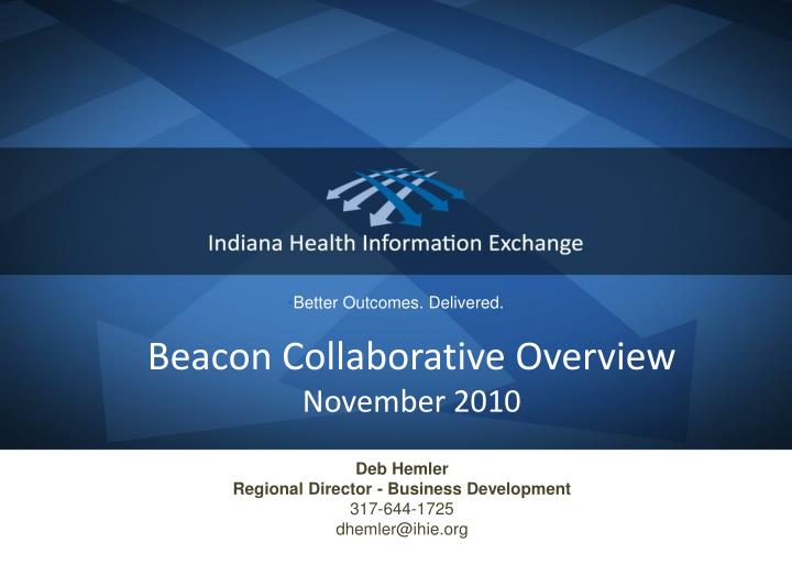 PPT - Beacon Collaborative Overview November 2010 PowerPoint ...