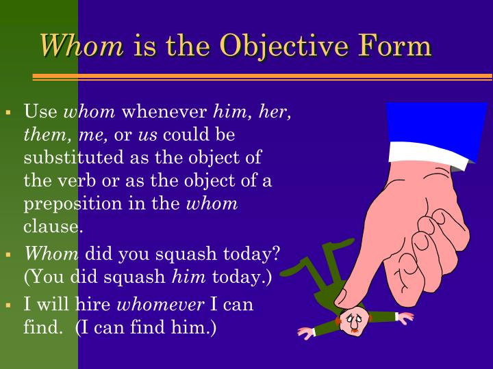PPT - Who vs. Whom PowerPoint Presentation - ID:3517666