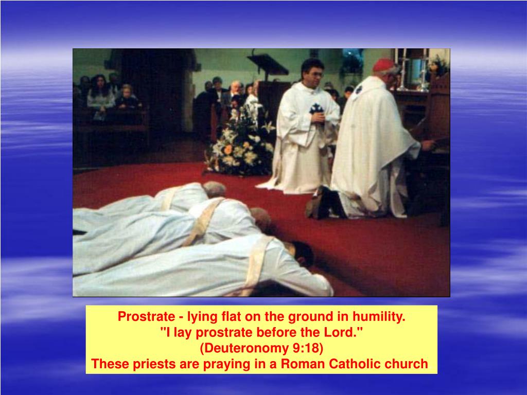 PPT - Humble kneeling. "Come let us kneel before the Lord our Maker ...