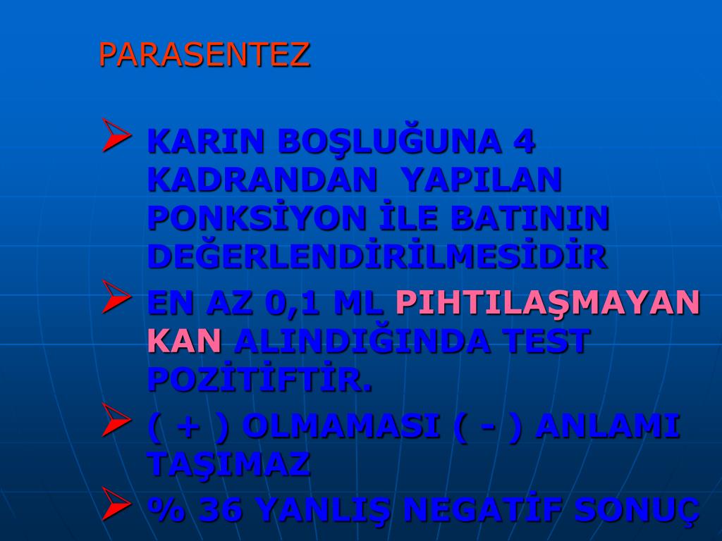 PPT - BATIN TORAKS ve EXTREMİTE YARALANMALARINDA İNVAZİV TANI ve TEDAVİ ...
