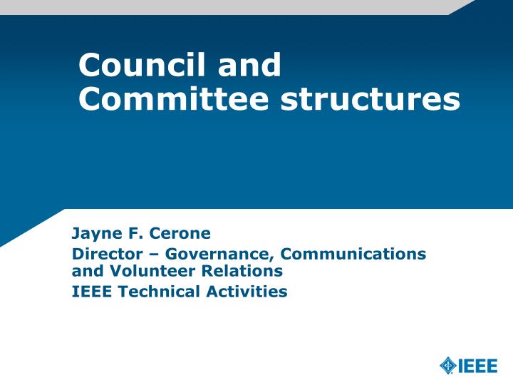 PPT - Council and Committee structures PowerPoint Presentation, free ...