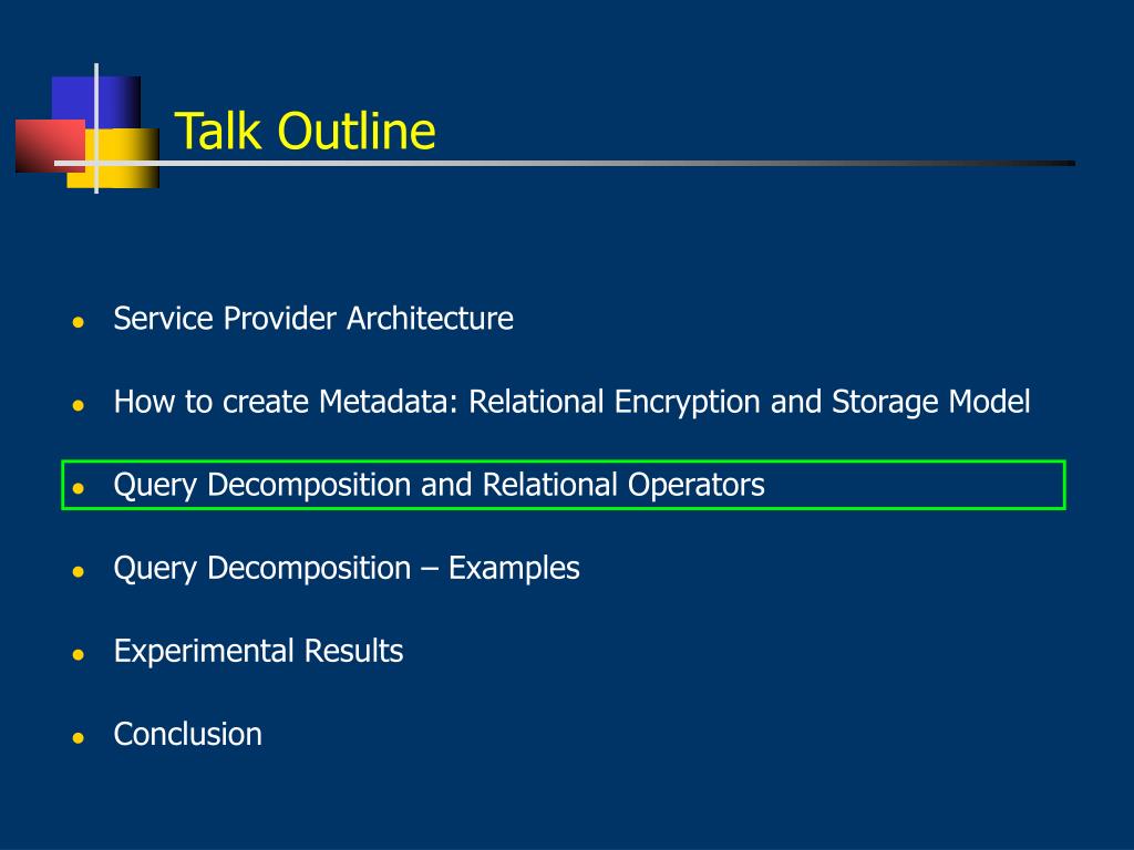 Ppt Executing Sql Over Encrypted Data In Database Service Provider Model Powerpoint