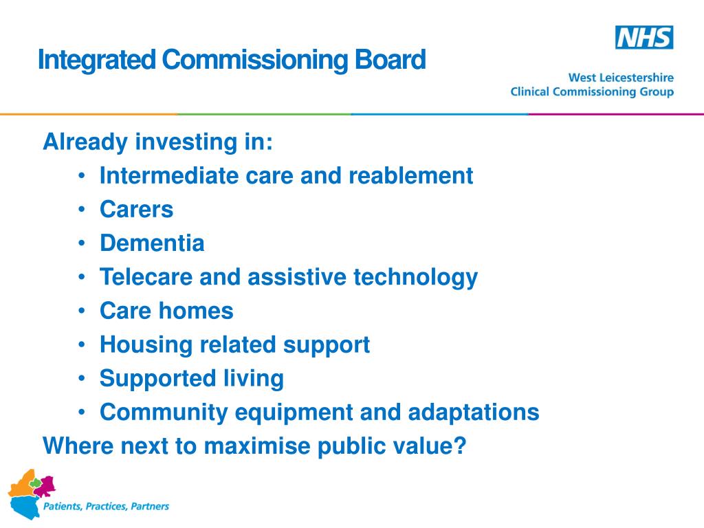 PPT - Integrated Commissioning for Better Health Outcomes Toby Sanders ...