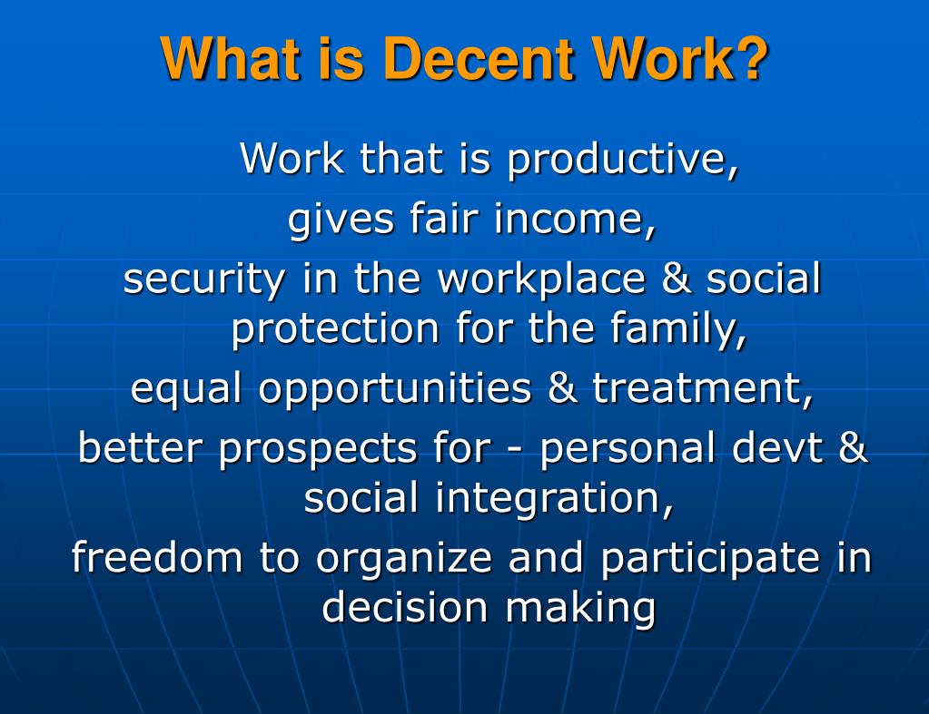 PPT - Informal Economy & Decent Work: Challenges for Trade Unions ...