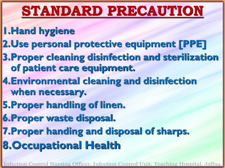 PPT - INTRODUCTION TO INFECTION CONTROL ICNO Infection Control Unit ...