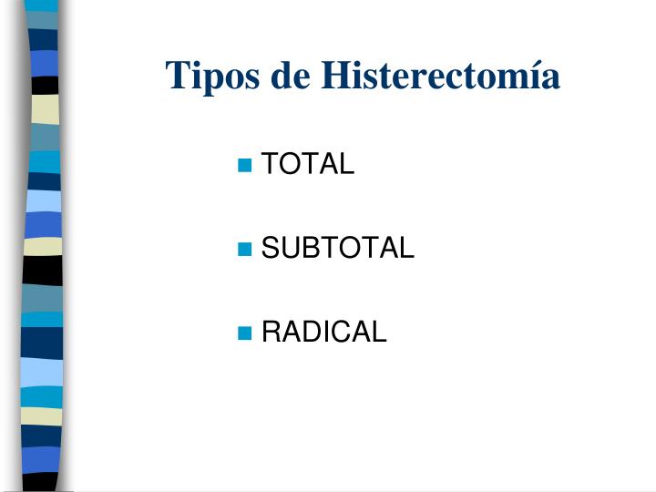 PPT - HISTERECTOMÍA LAPAROSCÓPICA PowerPoint Presentation - ID:3521112