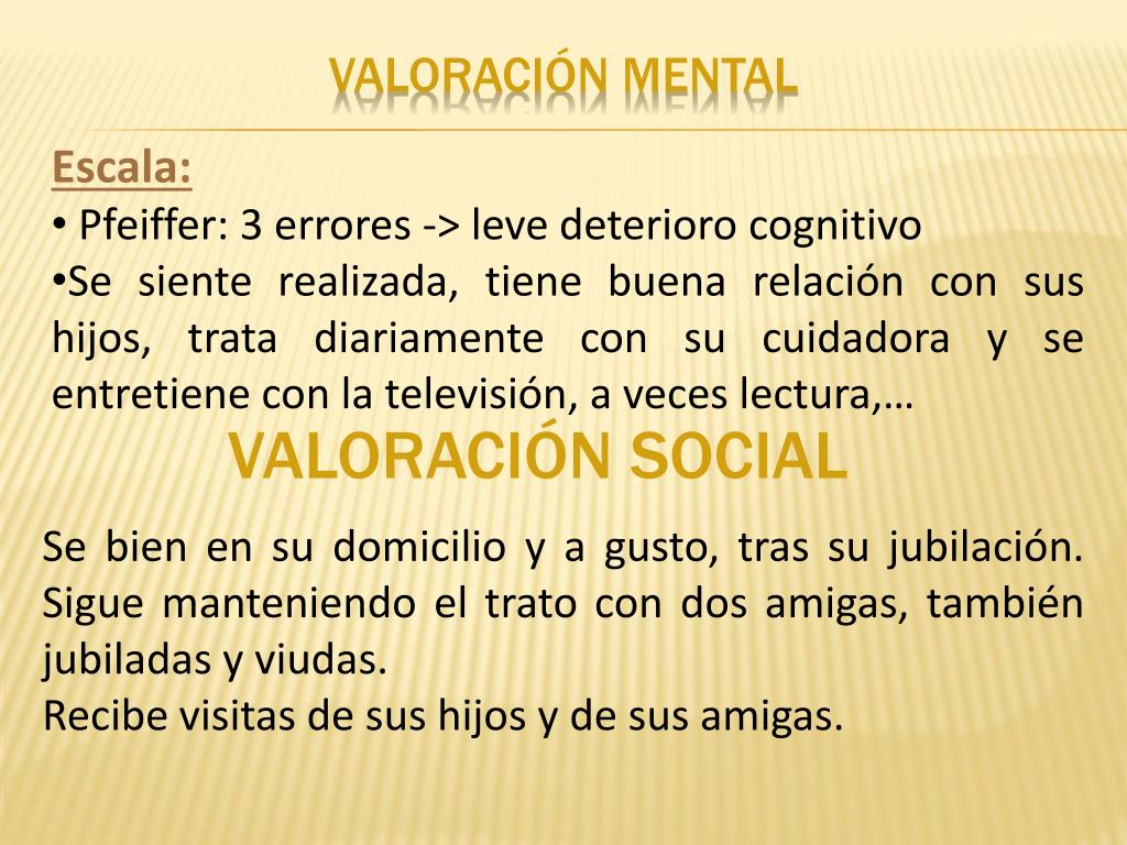 PPT - VALORACIÓN GERIATRICA INTEGRAL (VGI) PowerPoint Presentation ... PPT - VALORACIÓN GERIATRICA INTEGRAL (VGI) PowerPoint Presentation ...