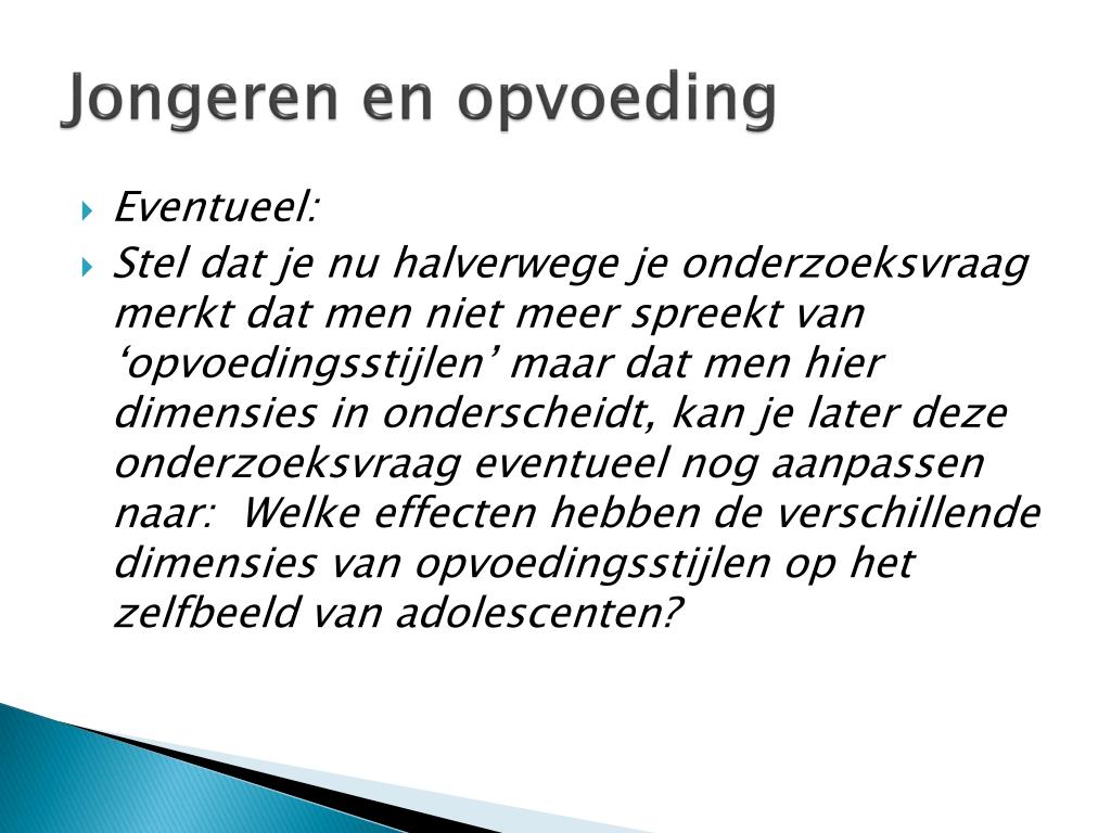 PPT - Hoe een juiste onderzoeksvraag opstellen? PowerPoint Presentation ...