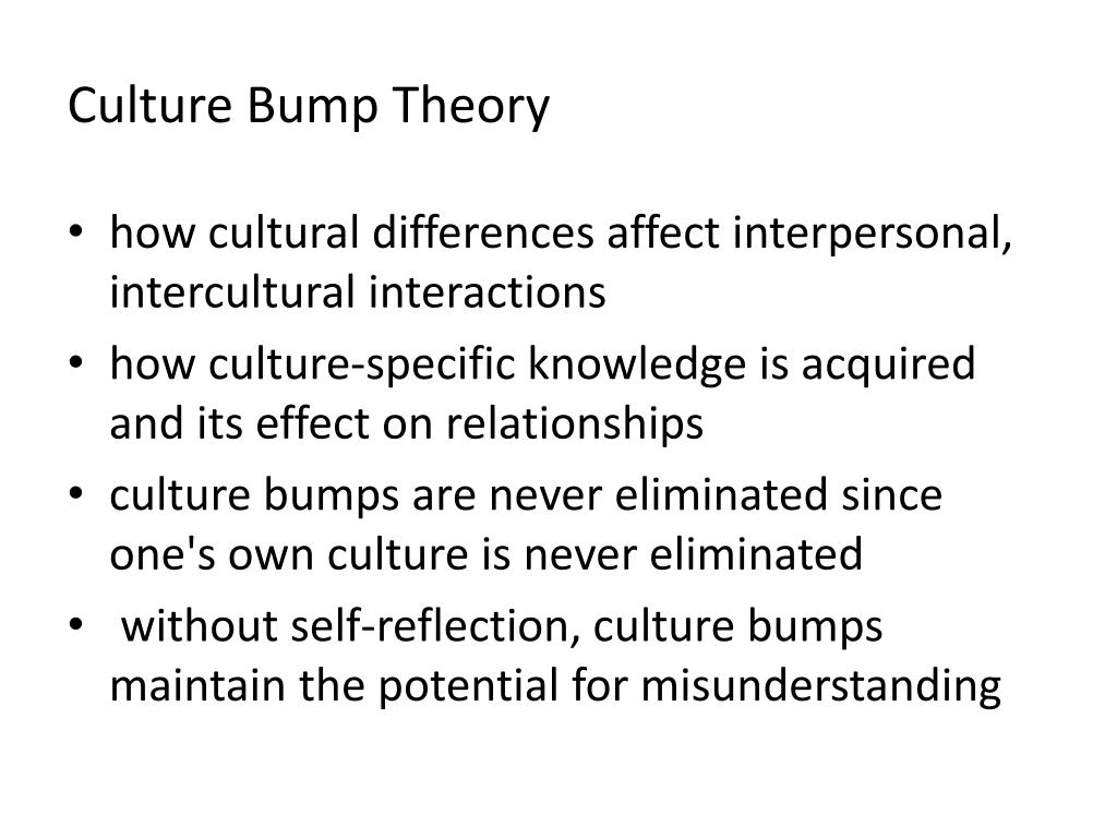 PPT - From Stereotypes and Culture Bumps to Cultural Awareness ...