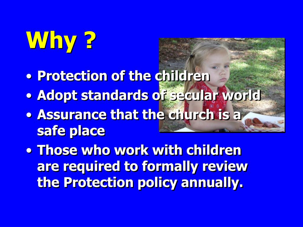PPT - Child and Youth Protection How do we keep our kids safe ...