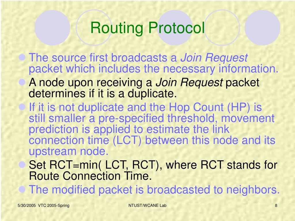 Ppt A Multicast Routing Algorithm Using Movement Prediction For Mobile Ad Hoc Networks