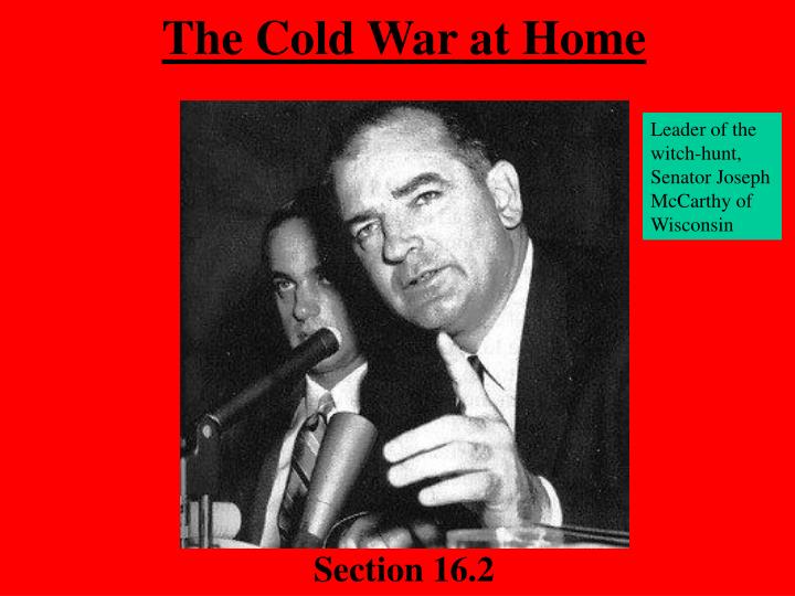 PPT - The Cold War at Home PowerPoint Presentation, free download - ID ...