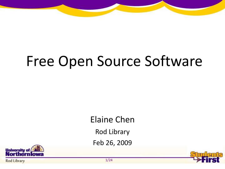 PPT - Free Open Source Software PowerPoint Presentation, free download ...