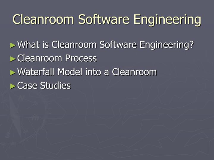 PPT - Cleanroom Software Engineering PowerPoint Presentation - ID:3524007