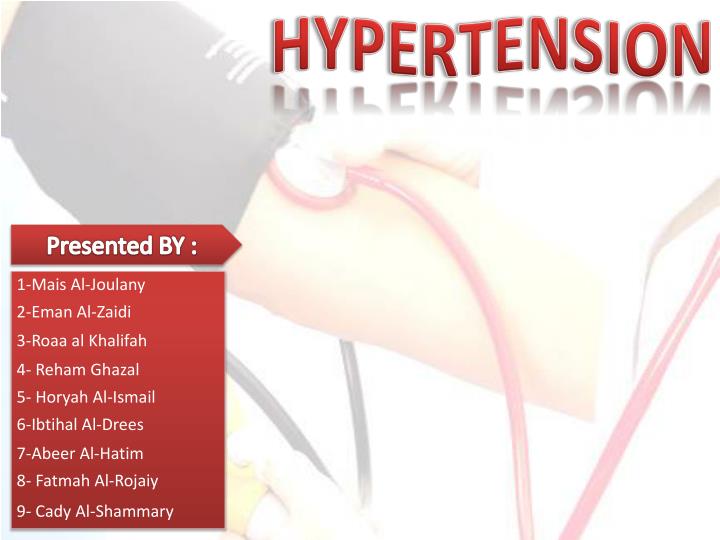 PPT - HYPERTENSION PowerPoint Presentation, free download - ID:3524573