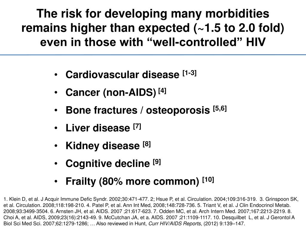 PPT - HIV and Aging: Accentuated Disease and Accelerated Aging KY AETC ...