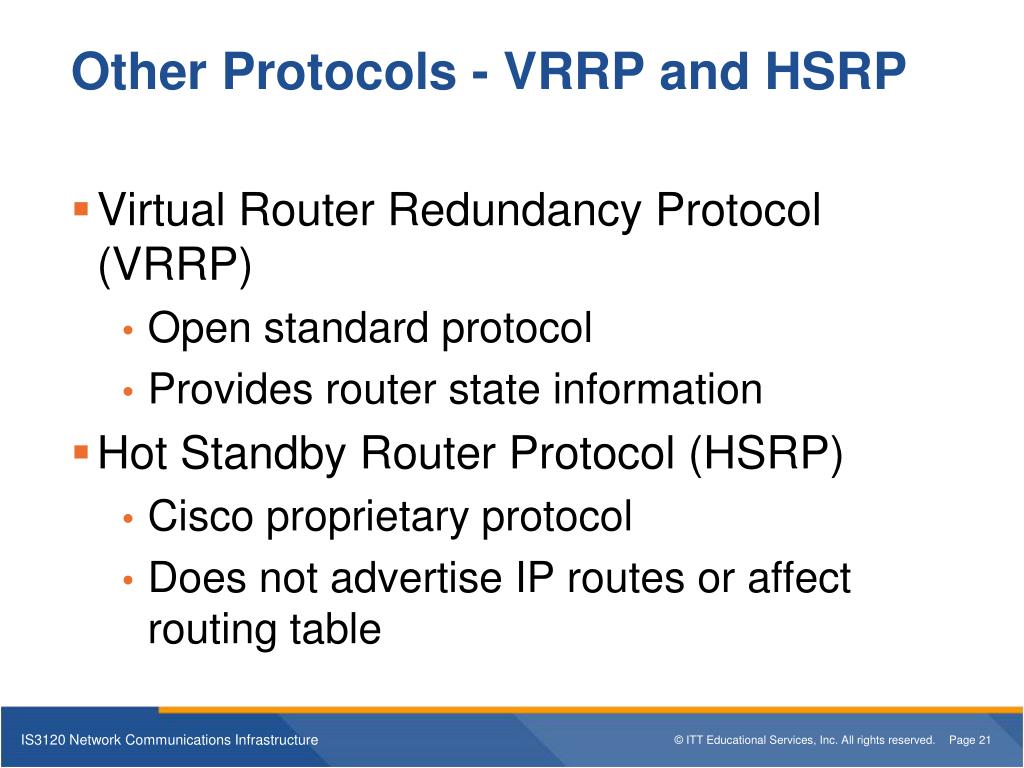 Ppt Is3120 Network Communications Infrastructure Unit 9 Powerpoint