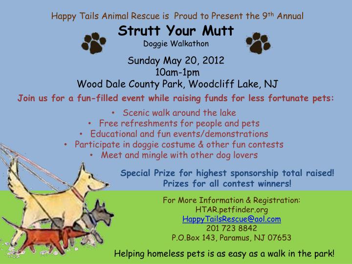 PPT - Strutt Your Mutt Doggie Walkathon PowerPoint Presentation, free download - ID:3525736