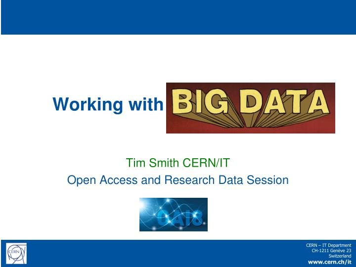 PPT - Working with Large Data Sets PowerPoint Presentation, free ...