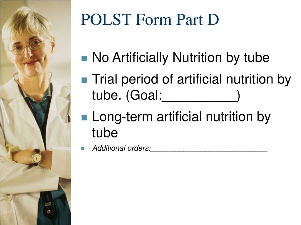 PPT - Physician Orders for Life Sustaining Treatment (POLST) PowerPoint ...