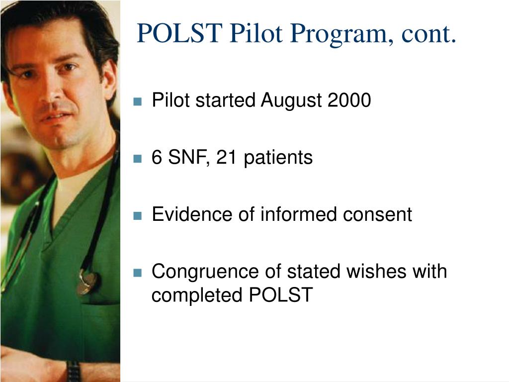 PPT - Physician Orders for Life Sustaining Treatment (POLST) PowerPoint ...