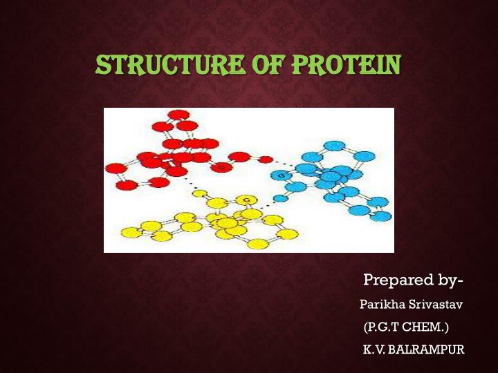 PPT - STRUCTURE OF PROTEIN PowerPoint Presentation, free download - ID ...