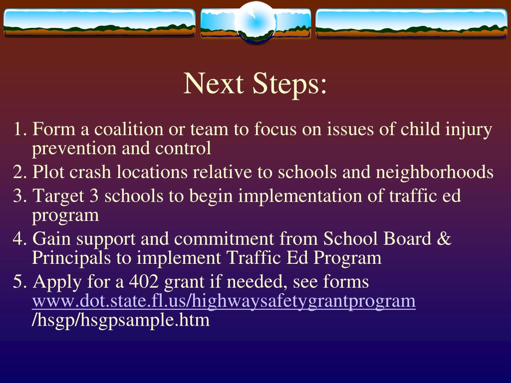 PPT - Strategic Highway Safety Plan Focus Area #5-Improve Pedestrian ...