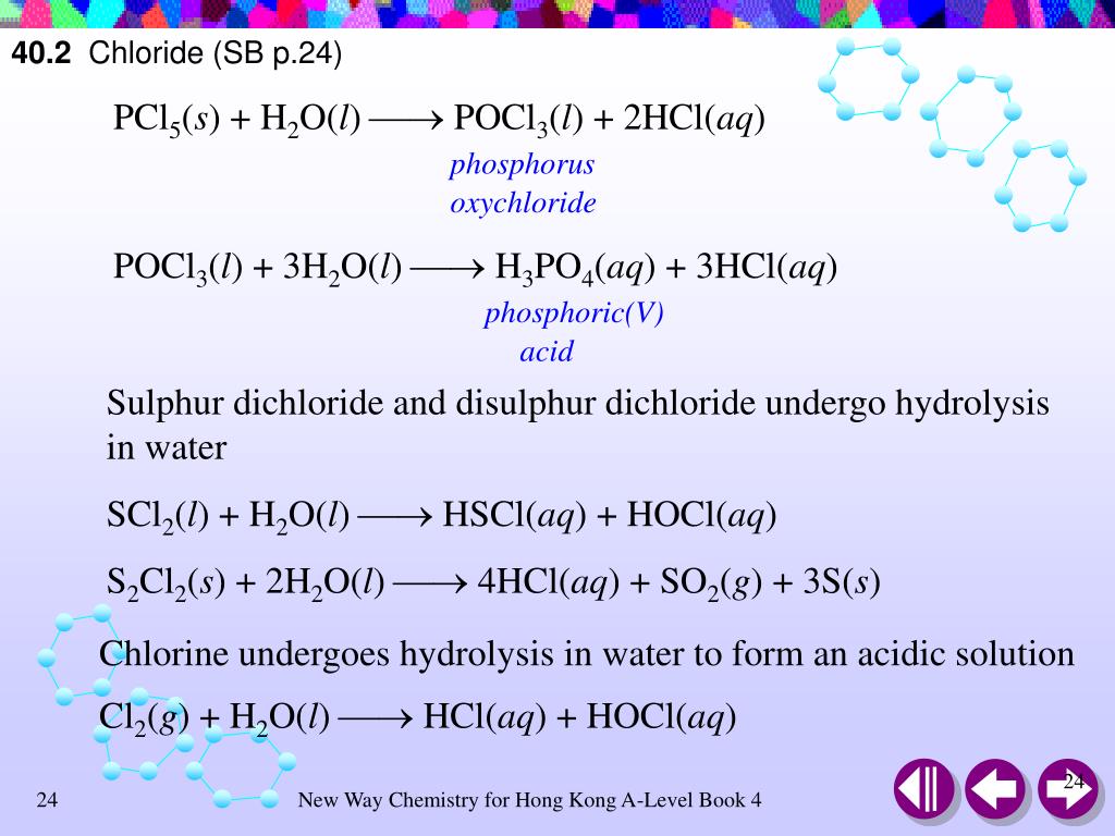 PPT - Periodic Relationship among the Oxides, Chlorides and Simple ...