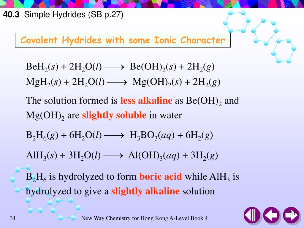 PPT - Periodic Relationship among the Oxides, Chlorides and Simple ...