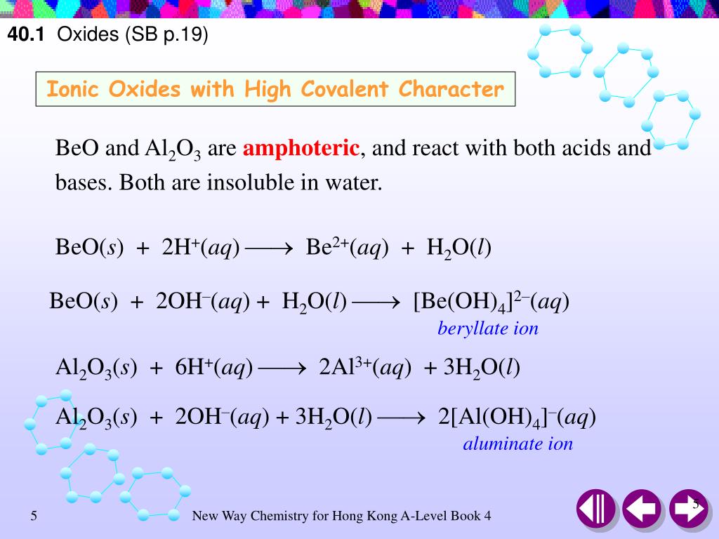 PPT - Periodic Relationship among the Oxides, Chlorides and Simple ...