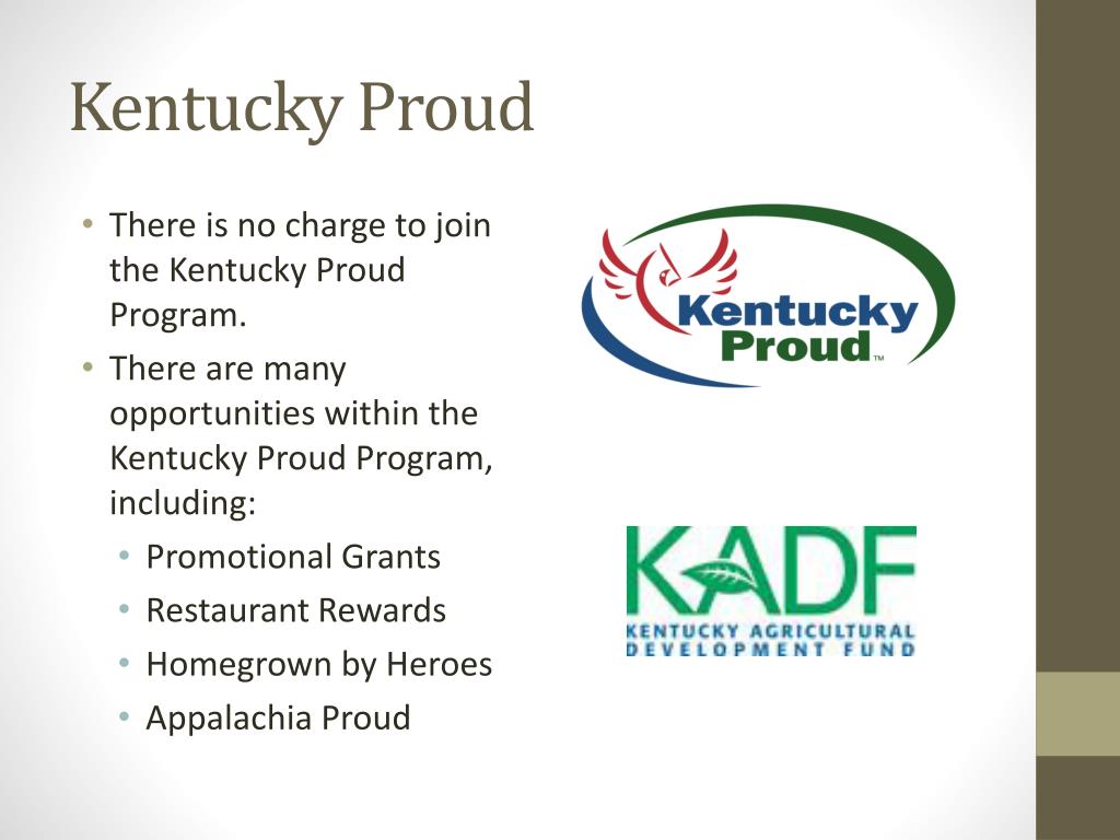 PPT - Kentucky Proud & International Marketing PowerPoint Presentation ...